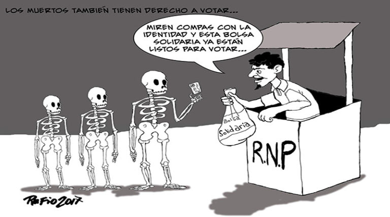 Muertos votando encienden los «memes» en las redes sociales - Criterio.hn