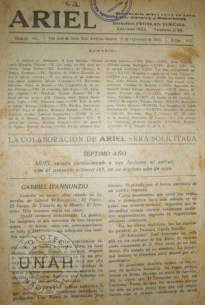 La revista Ariel y la campaña a favor de Sandino - Criterio.hn
